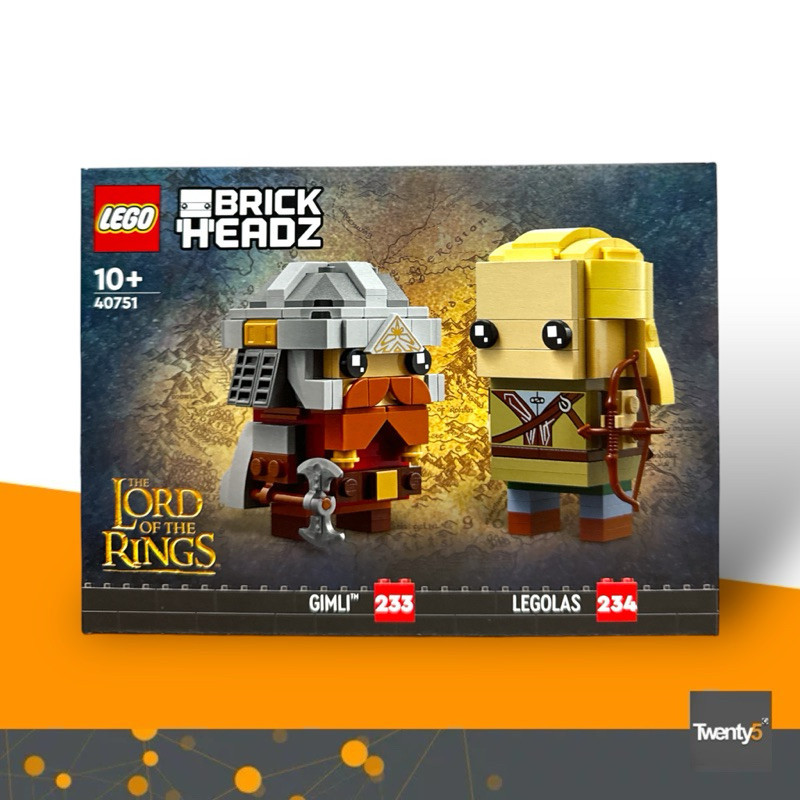 Lego BrickHeadz 40751 Legolas & Gimli™ เลโก้ ของใหม่ ของแท้ | Shopee ...