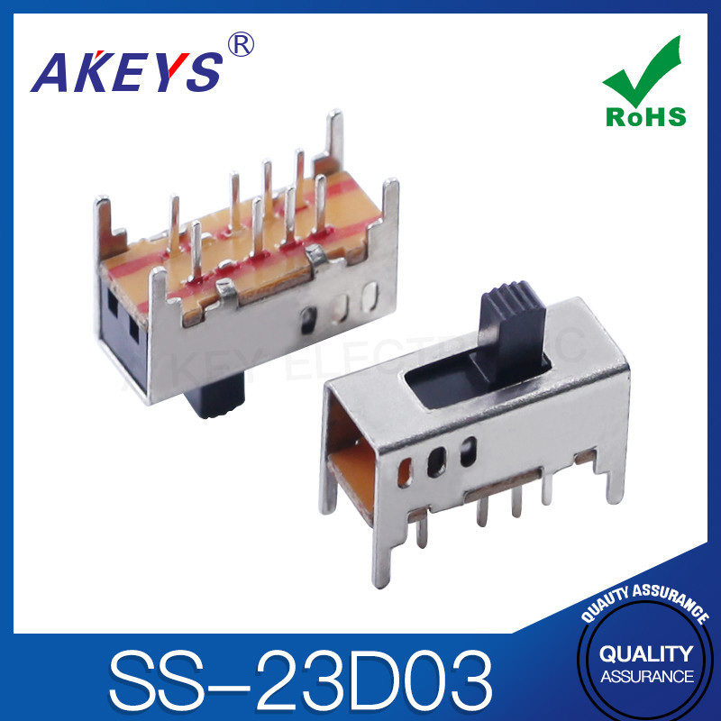 10 ชิ้น SS-23D03 (2P3T) สาม octopod/hexapod สวิตช์ของเล่นเลื่อนแนวตั้งที่ความสูงต่างๆ | Shopee ...