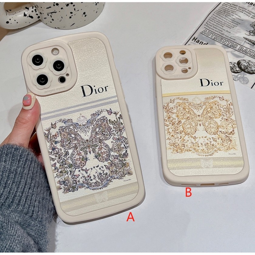 สําหรับ iphone15 promax /14pro/12/14/13PROMAX / Dior Dream Garden ดอกไม้ผีเสื้อเลนส์แพทช์ TPU ...