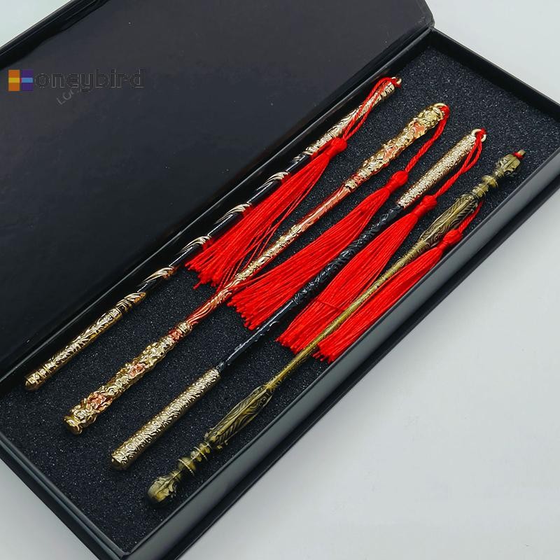 Honeybird 22 ซม.Black Myth Wukong เกมอุปกรณ์ต่อพ่วง All-metal หัตถกรรม Monkey King Ruyi Golden ...