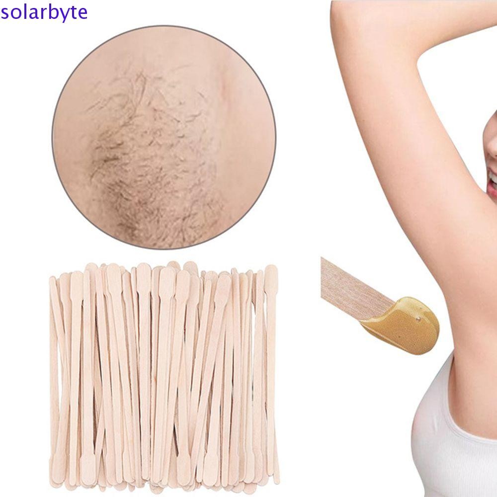 Solarbyte Body Hair Removal Sticks ทิ้งสําหรับคิ้วจมูก Lip Body เครื่องมือความงามลิ้น Depressor ...