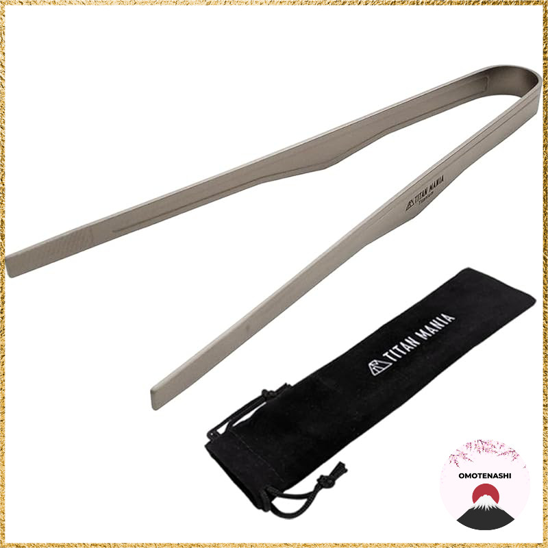 TITAN MANIA Titanium Tongs - Lightweight and Rust-proof Grippers for ...