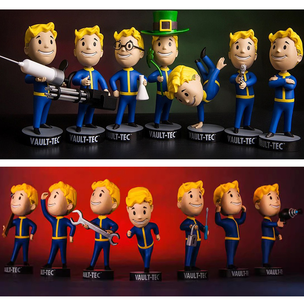 โมเดลฟิกเกอร์ Fall out 4 Figurines Fallout Vault Boy Pip Boy ของเล่น ...