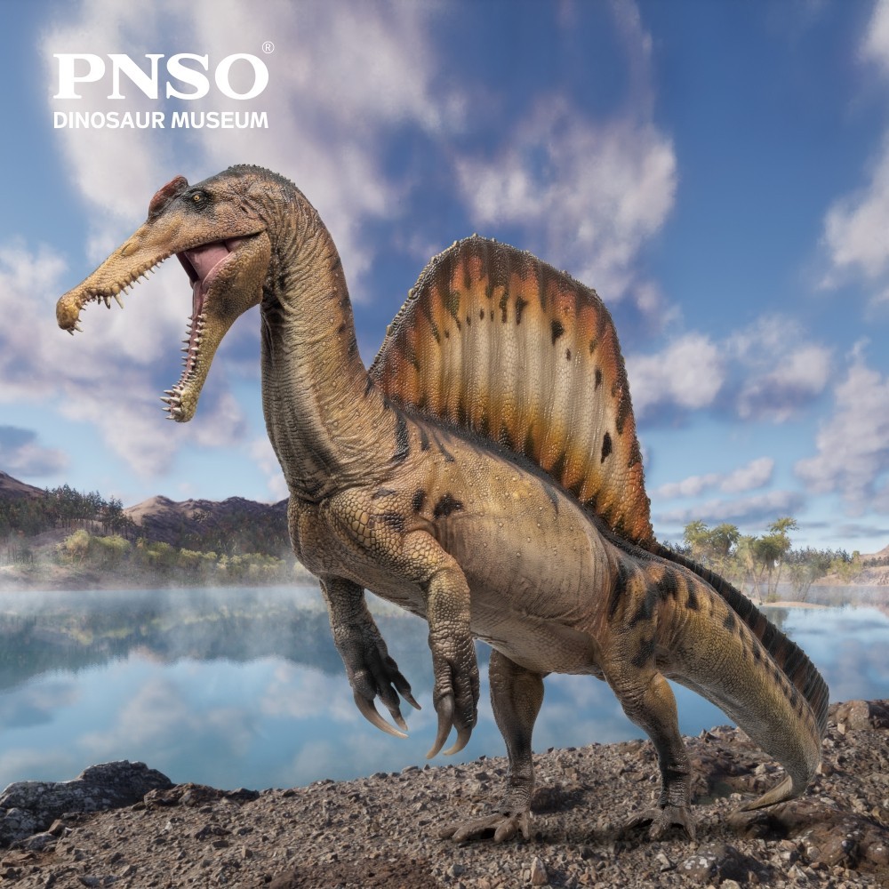 Pnso พิพิธภัณฑ ์ ไดโนเสาร ์ Series 19AYMEN The Spinosaurus 1 โมเดลศิลปะ ...