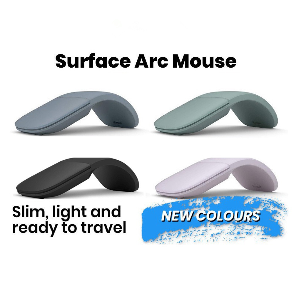 บลูทูธ 4.0 เมาส์ Arc แบบพับได้สําหรับ Microsoft Surface Windows 8 ,10 ...