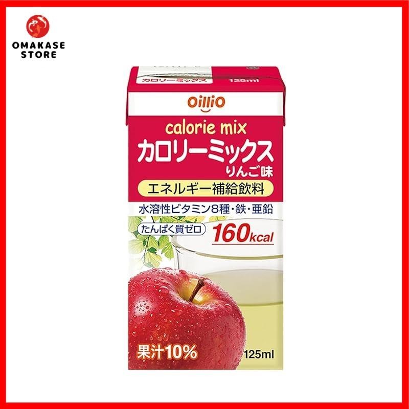 Nisshin OILIO Calorie Mix Apple Flavor (12 pieces) - Low Sweetness, 10% ...