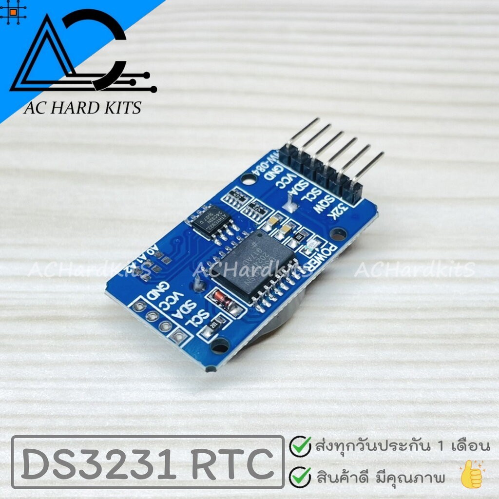 DS3231 PCF8563 AT24C32 Real Time Clock Module Rpi 3.3V/5V with Battery ...