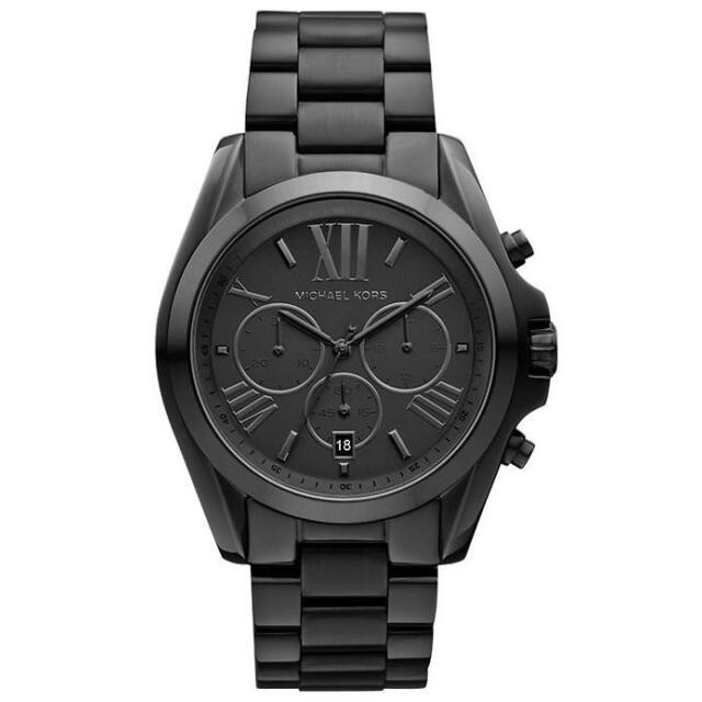 Michael Kors Bradshaw Chronograph 43 mm. mk5550 สายสแตนเลสสีดำล้วน ...