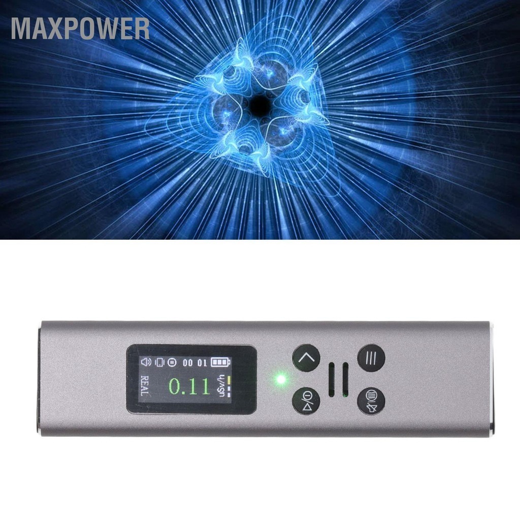 Maxpower นิวเคลียร์เครื่องตรวจจับรังสี β γ X Ray GM Geiger Counter TFT ...