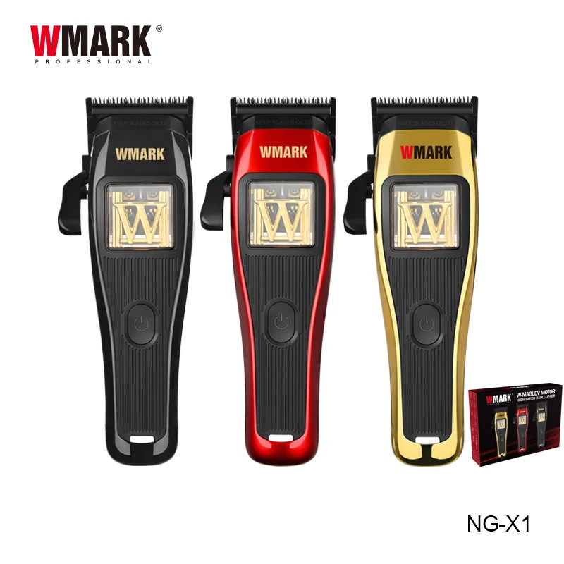 Wmark-ng-x1 MAGLEV ช่างทําผมความเร็วสูง 10000 RPM เครื่องตัดกันไฟฟ้า การเปลี่ยน 3 สีโดยใช้แท่น ...