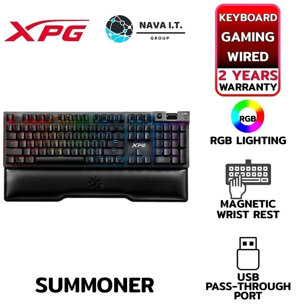 🛵มีส่งด่วน💨 XPG SUMMONER-BKCTH BLUE GAMING KEYBOARD คีย์บอร์ดเกมมิ่ง ...