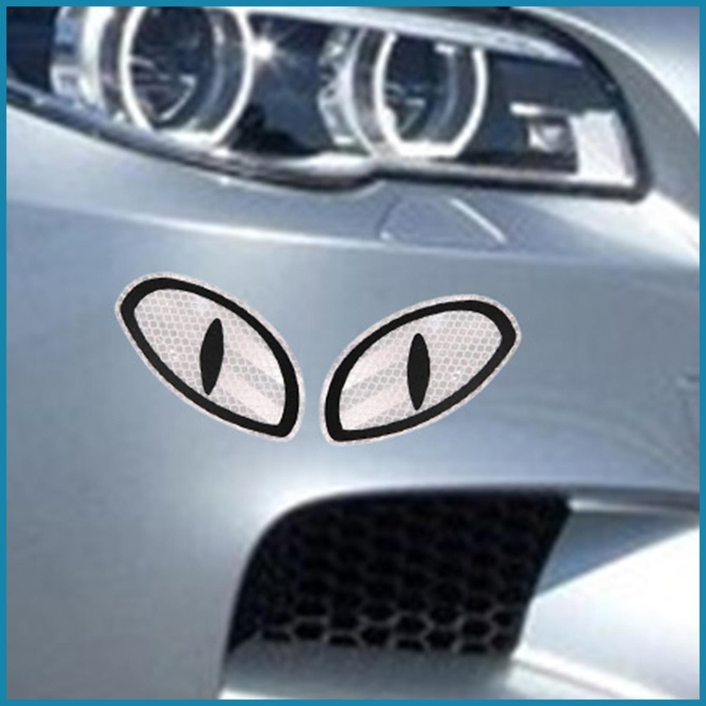 สติกเกอร์สะท้อนแสงรถยนต์ Night Safety ขับรถน่ารัก Cautiation Decal ...