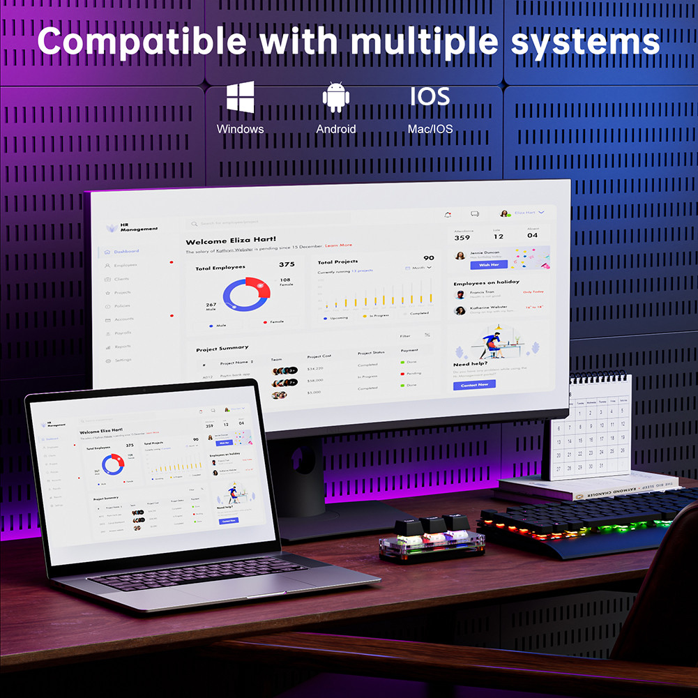 Rgb Mini Cut Copy Paste Keyboard Hotswap 3-Key Ctrl XP ทางลัด One ...