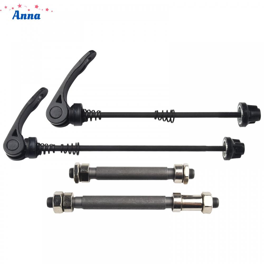 Hub AXLE ประมาณ 300 กรัมจักรยานสีดํา Quick Release เหล็ก AXLE HOLLOW ...