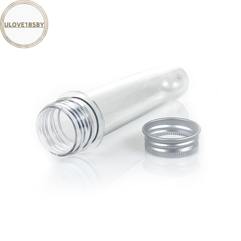 Ulove1bsby 10pcs lab 70ml PET Test Tube ขวดสกรูหมวกโปร่งใสทรงกระบอก ...