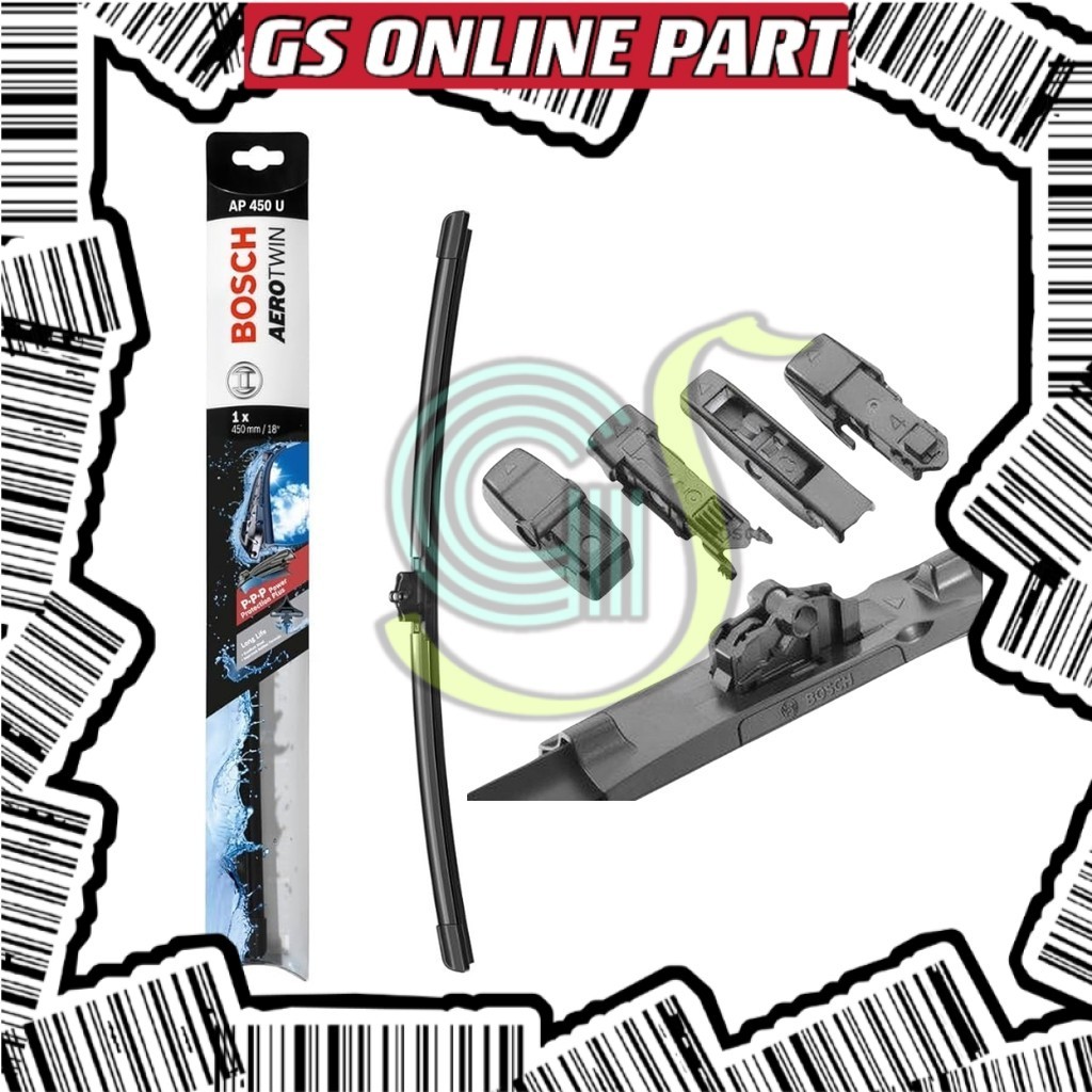 Bosch AEROTWIN PLUS (MULTI CLIP) FRONT WIPER BLADE (ขนาด SINGLE) @1PC ...