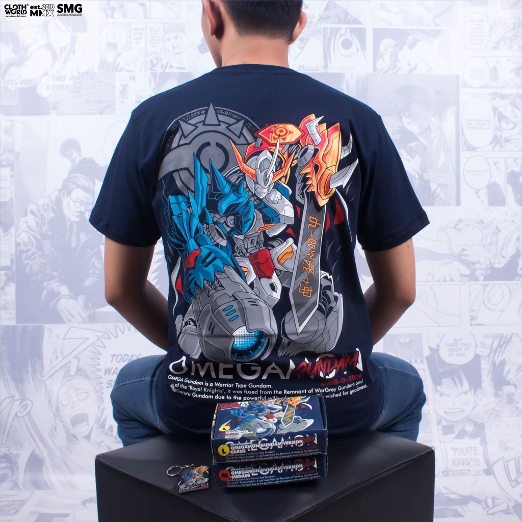 Omegamon Gundam รุ่น Digiment Digimon พร้อมลายเสื้อดีไซน์คูลสำหรับแฟน ...