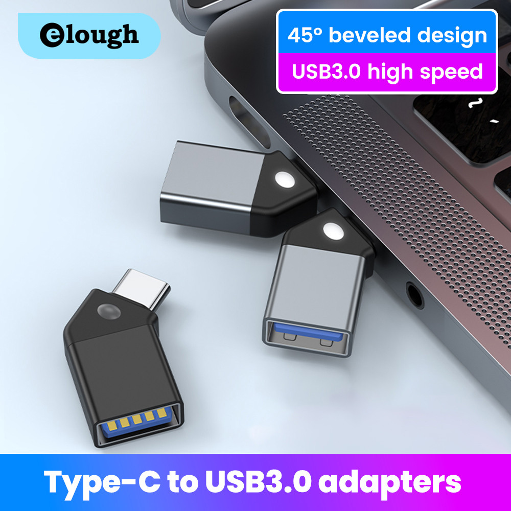 Elough USB3.0 เป็น Type-C Data Adapter Fast Charging Charger Converter ...