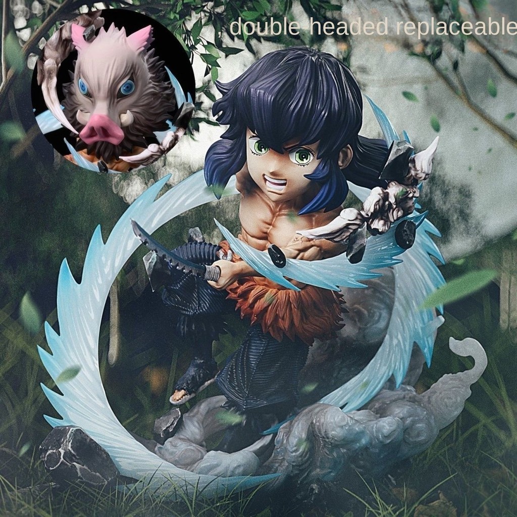 สต็อกที่มีอยู่ popmart demon slayer โมเดลฟิกเกอร์แกะสลัก รูปปากแบน G5 ...