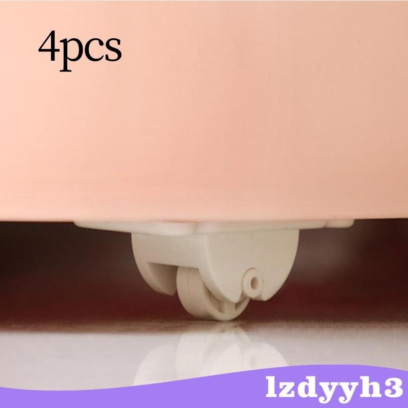 [Lzdyyh3] ลูกล้อ มีกาวในตัว ขนาดเล็ก สําหรับชั้นวางรองเท้า 4 ชิ้น | Shopee Thailand