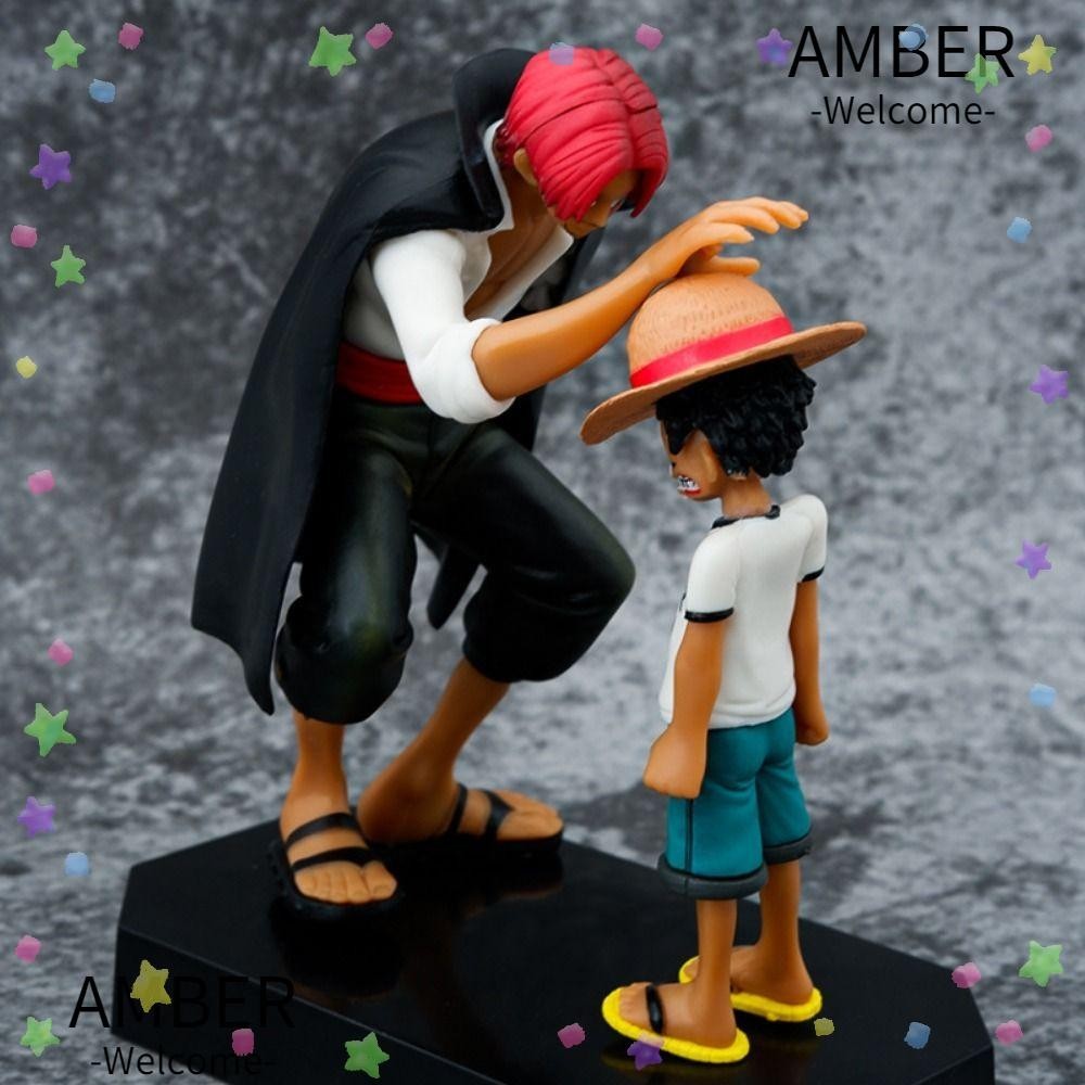 Amber One Piece รูปพัดลมของขวัญ PVC ของสะสม Miniatures ตกแต ่ งงานฝีมือ ...