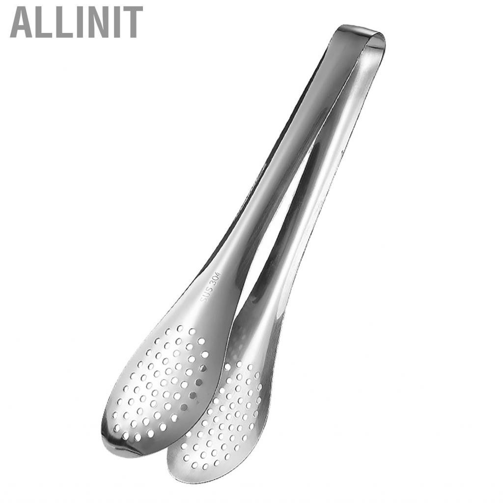 Allinit Kitchen Tongs Stainless Steel Food Secure Grip Stylish Look for ...