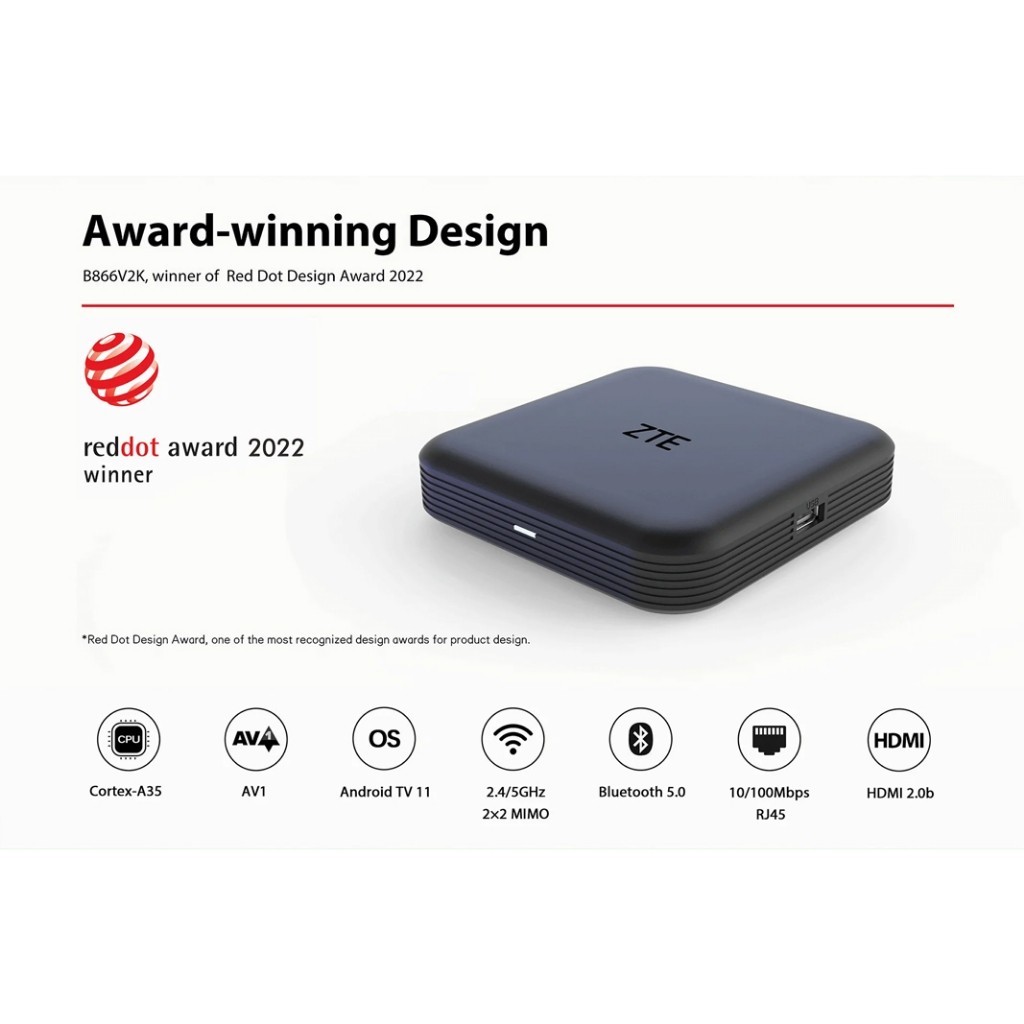 ZTE TV BOX l Android TV 4K Ultra HD l Google Play l Bluetooth 5.0 l ...