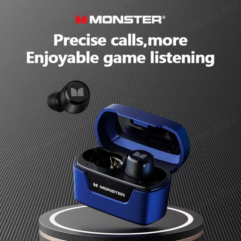 Monster XKT05 TWS Bluetooth 5.0 หูฟังมีสไตล ์ Clear Voice Call หูฟัง ...