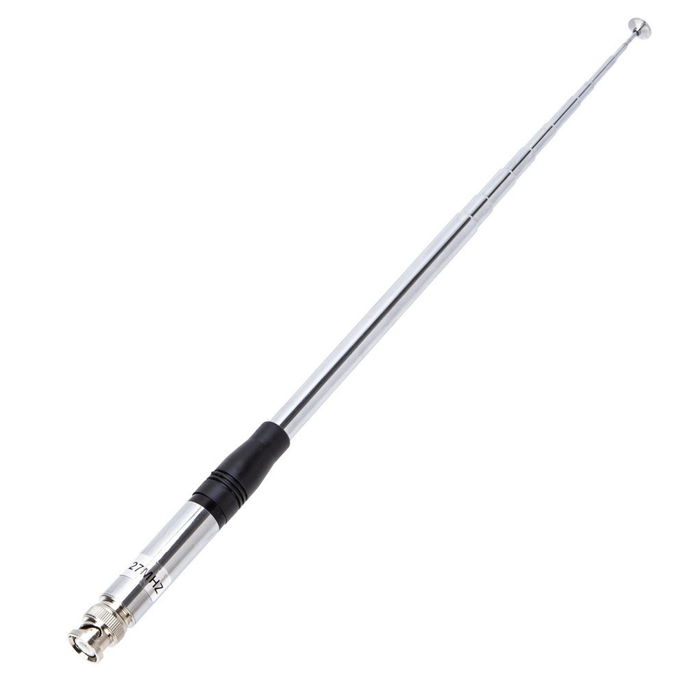 27MHz BNC Male Connector Telescopic/Rod HT Antenna 9-Inch To 51-Inch For CB Handheld/Portable ...