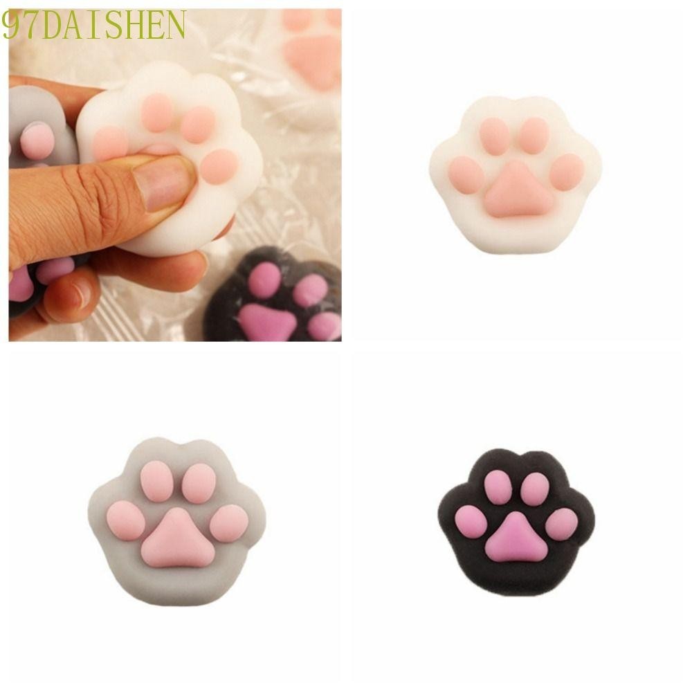 Daishen1 Mini Cat Paw บีบ Toy, TPR Fidget ของเล ่ นการ ์ ตูน Fidget Toy ...