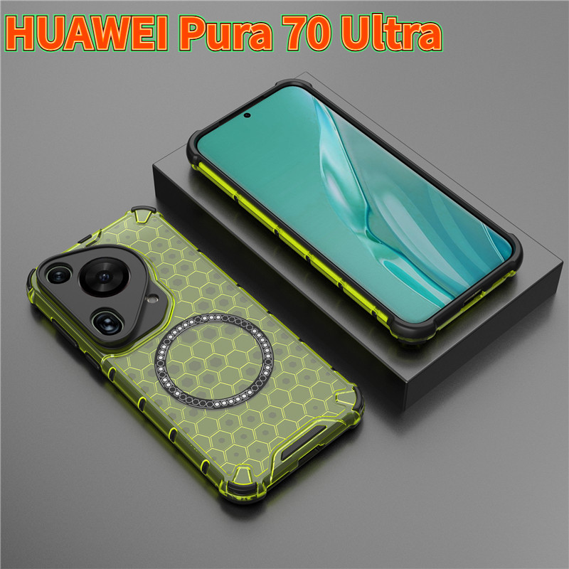 เกราะกันกระแทกสําหรับ Huawei Pura 70 Pro Plus 5G Ultra 2024 กรณีซิลิโคนสําหรับ Pura70 Pura70Pro ...