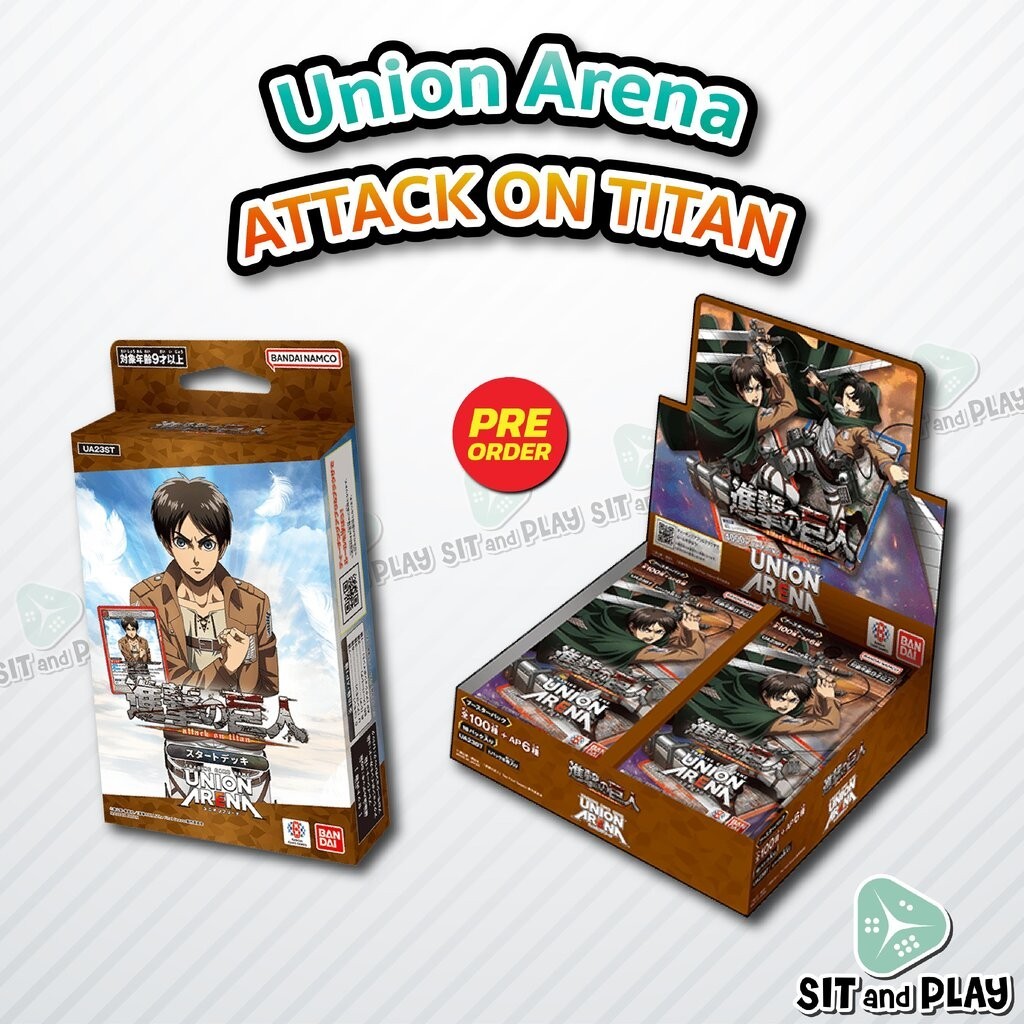 Union Arena : Attack on Titan Booster Box/Starter Deck ลิขสิทธิ์แท้ 100 ...