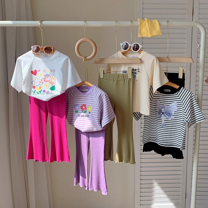 [K8K ] เสื้อยืดอเนกประสงค์ทรงหลวมทรงหลวมสำหรับเด็กผู้หญิง | Shopee Thailand