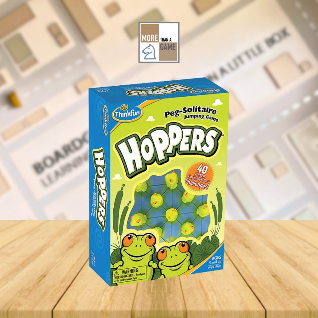 Hoppers : Peg-Solitaire Jumping Game [-Thinkfun ลิขสิทธิ์แท้-] | Shopee ...