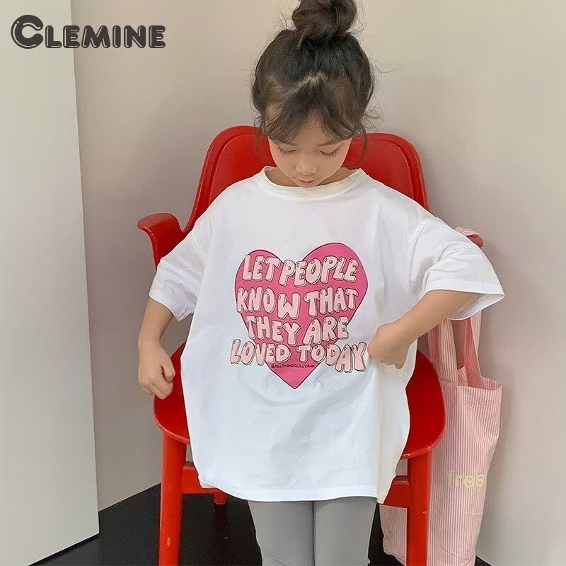 Clemineเคลมีน เด็กแขนสั้น ติ๊กต๊อก เดียวกันสบายและนุ่มวัยกลางคนเด็กอิน ...