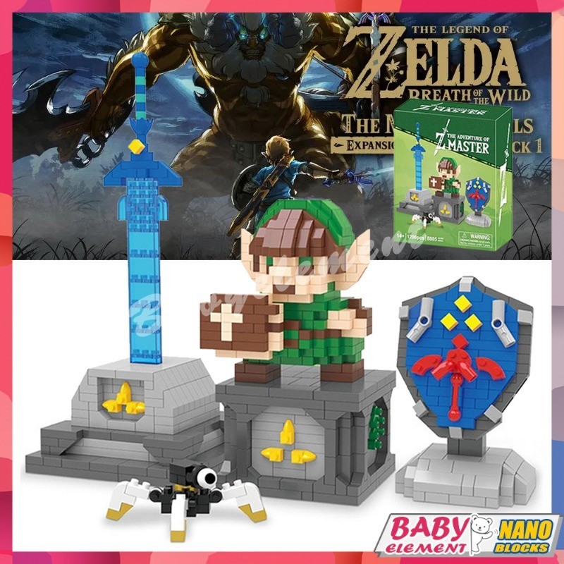 Nano blocks การ์ตูน series 8805 The Legend of Zelda Dahl building ...
