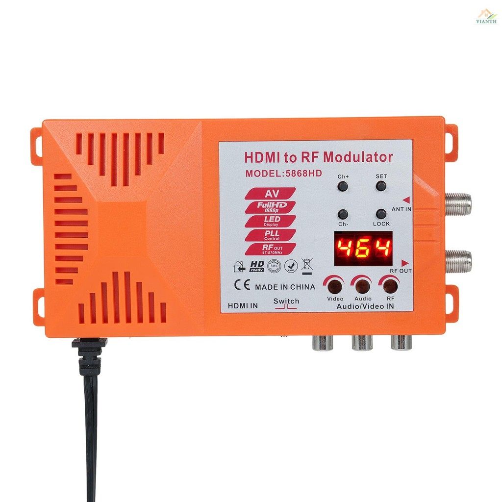 ทีวีและ AV ถึง RF Modulator RF Converter ดิจิตอล RF Modulator สําหรับ ...