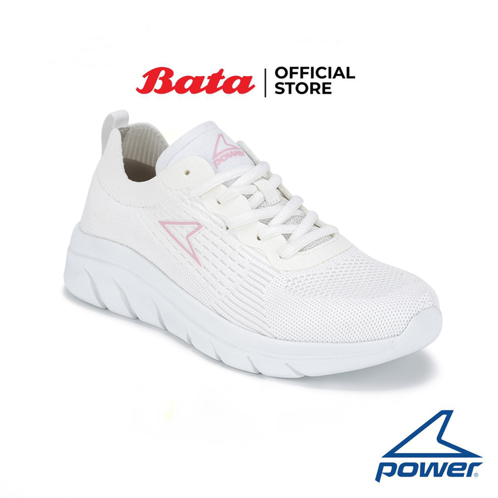 Bata บาจา Power รองเท้าผ้าใบแบบผูกเชือก ออกกำลังกาย สำหรับผู้หญิง รุ่น ...