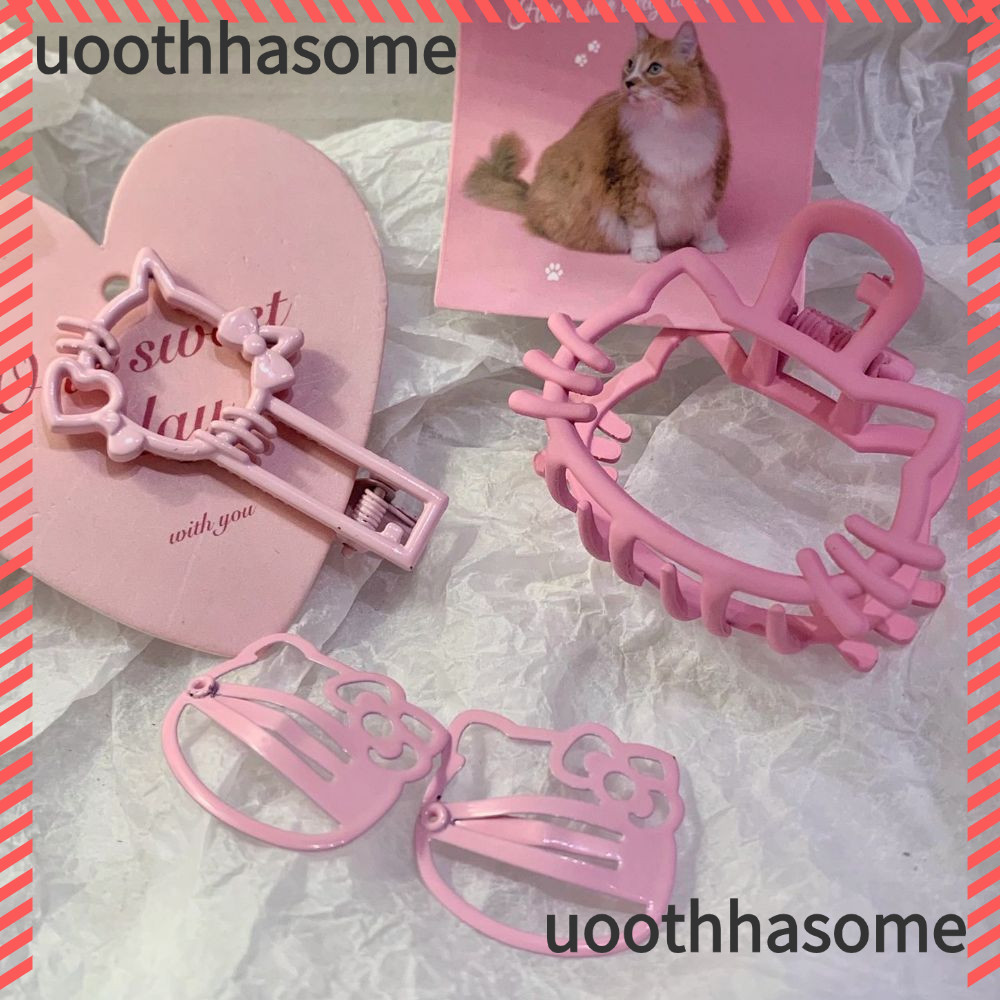 Uoothasome Kawaii Hello Kitty BB คลิป,โลหะ Sanrio KT Cat Collection ...