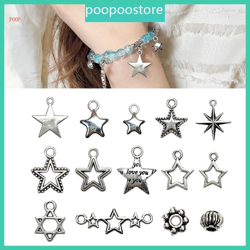 Poop Star Spacer ลูกปัดเครื่องประดับตกแต่งสไตล์ Star รูปแบบลูกปัด ...