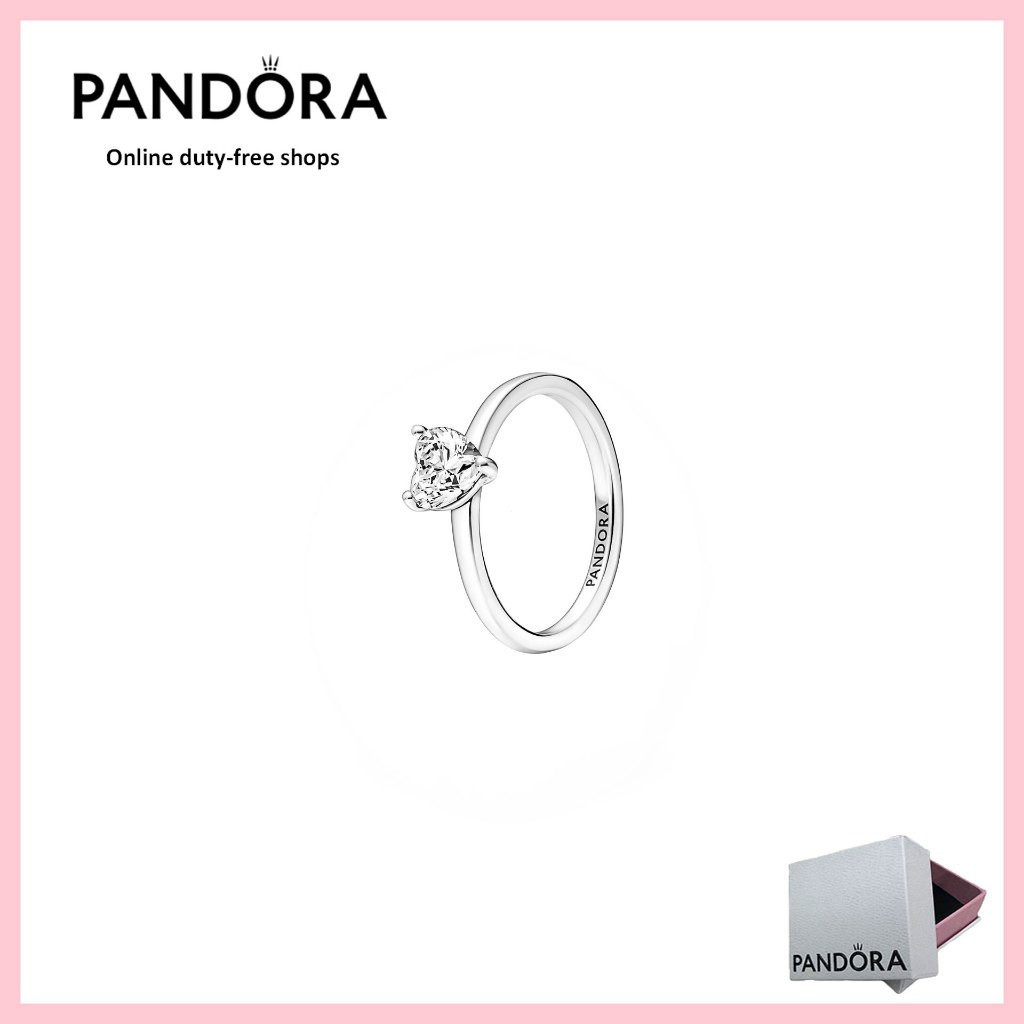 [ปลอดภาษี] แหวนเครื่องประดับเงินสเตอร์ลิง S925 แท้ 100% จาก PANDORA ...