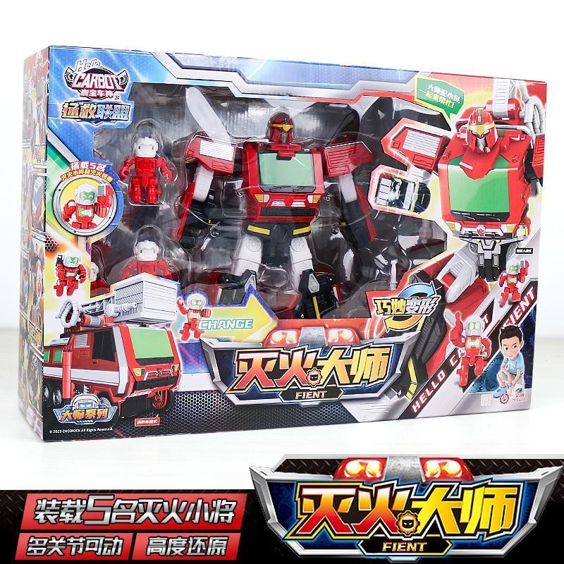 ※ของเล่น Kaba Car God Rescue Alliance หุ่นยนต์แปลงร่าง Master Anti-Bust ...