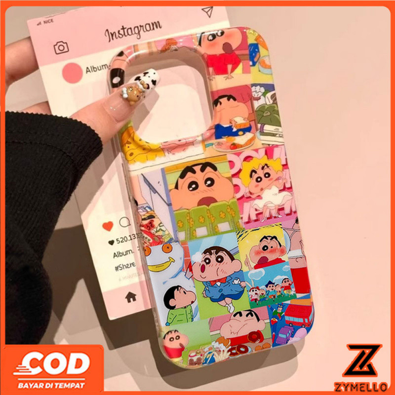 เคสสําหรับrealme Note 60 Realme Note 50 Realme C75 C65 C67 C61 C55 C53 C51 ตลกชินจังปริศนากัน ...