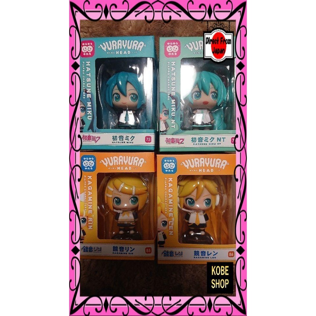 【ส่งตรงจากญี่ปุ่น】 Hatsune Miku Kagamine Rin Kagamine Len Swaying Head ...
