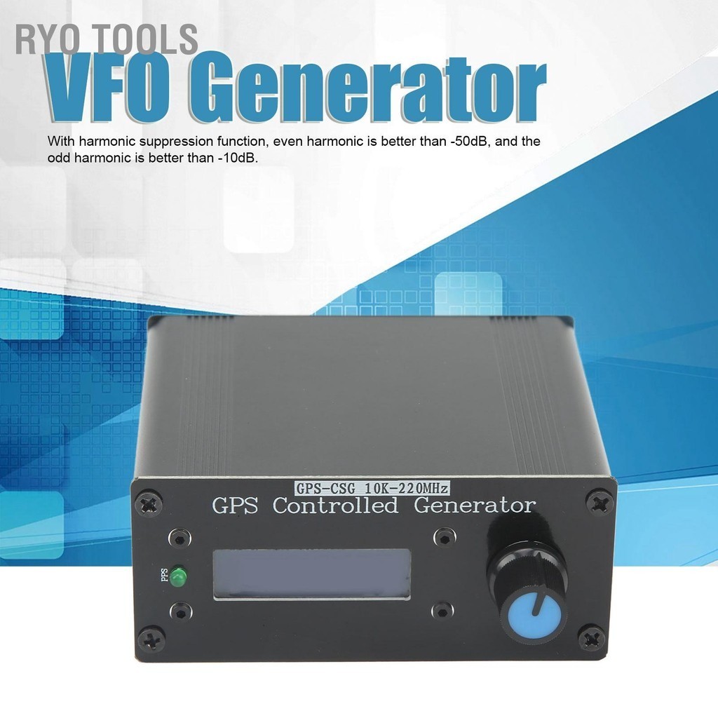 Ryo Tools เครื่องกำเนิดความถี่ 10KHz ถึง 220MHz การปรับเครื่องกำเนิด ...