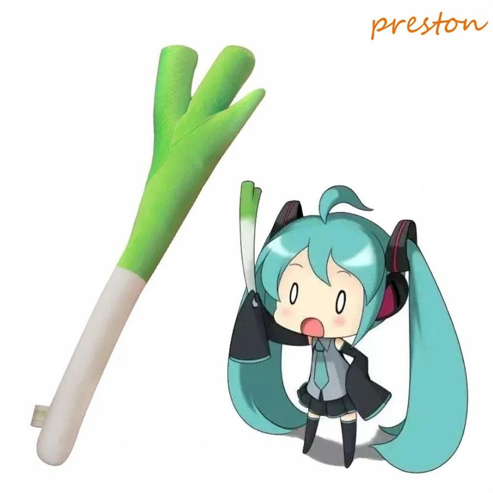 Preston ตุ๊กตาหัวหอมสีเขียว, Hatsune Miku Vocaloid ตุ๊กตา Scallion, สาว ...