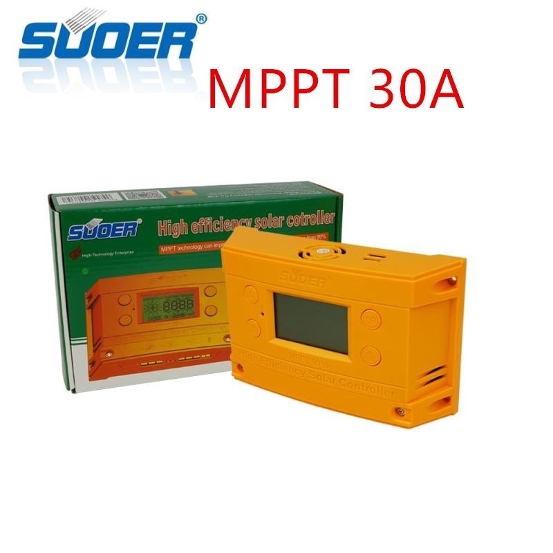Suoer MPPT Charge Controller 30A 12V/24V Solar System Battery Charge Controller 30A ST-H1230 ...