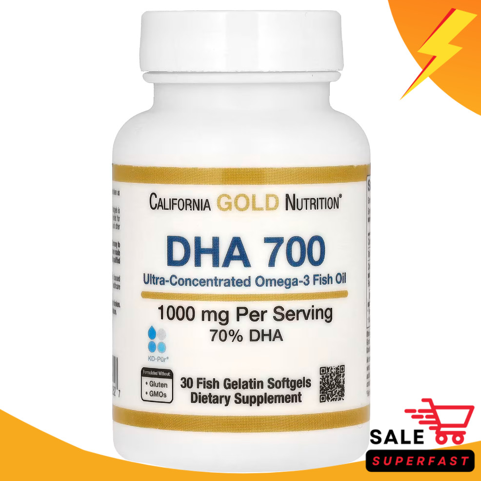 DHA สูง 6 เท่า! ลอตใหม่! Exp.02/2027, California Gold Nutrition, DHA ...
