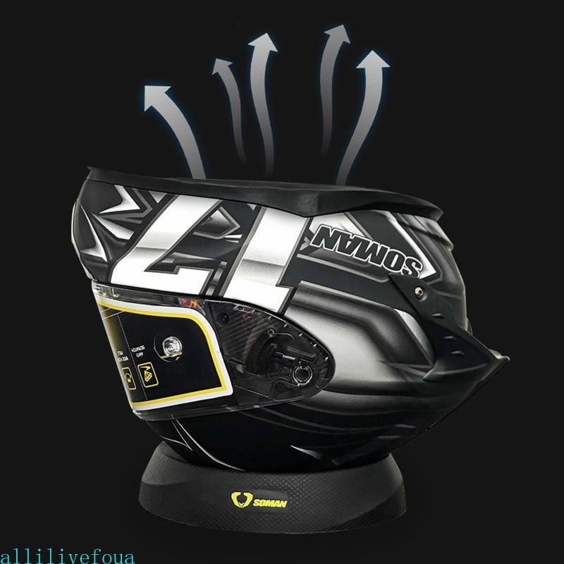 Allilivefoua Portable Stand Helmet Support Helmet Service Pad Helmet ...