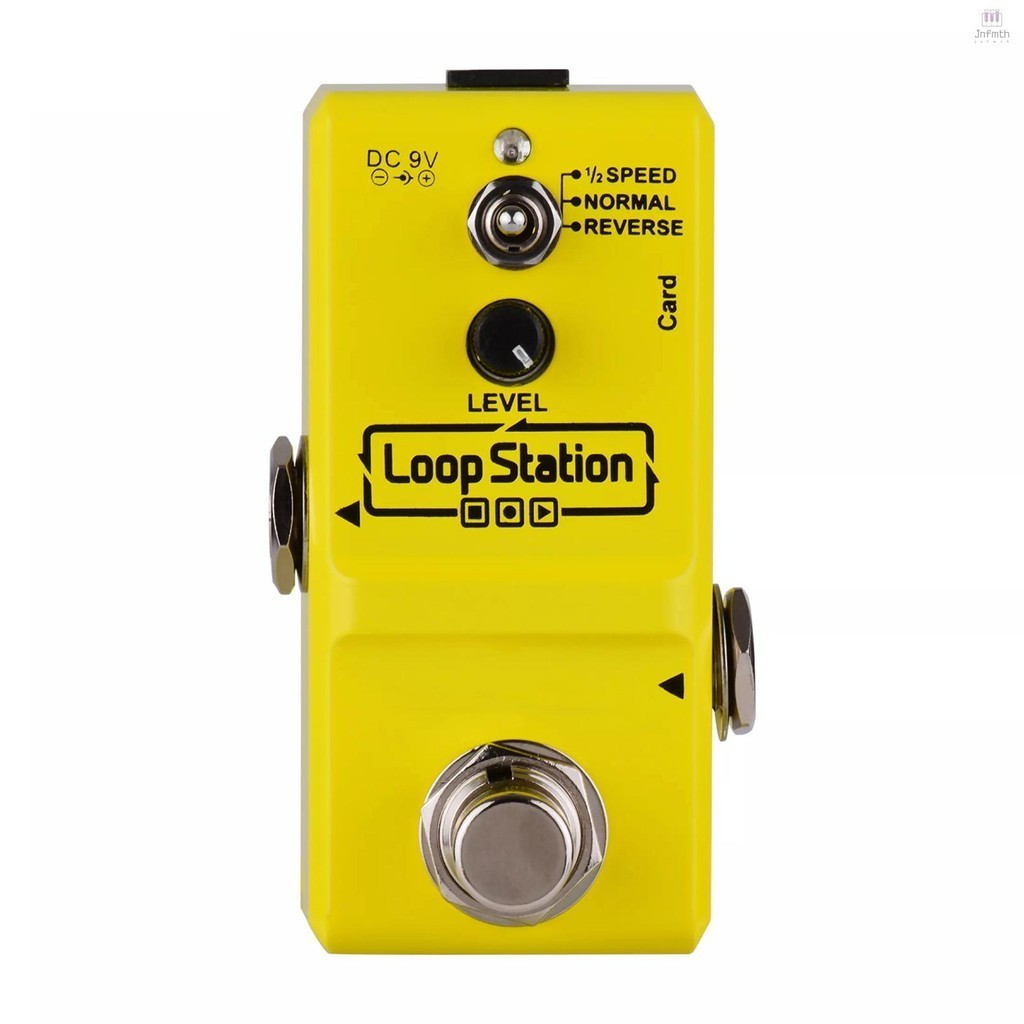 10 นาทีเวลา 3 โหมดนาที 3 เปลือกโลหะพร ้ อมแป ้ นเหยียบ Looper 10 3 โหมดสถานีบายพาส Looper Pedal ...